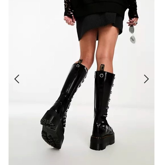 Dr. Martens | Shoes | Dr Martens B6 Max Ltt Knee High Platform Boot ...